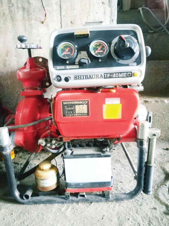 shibaura fire pump TF-40 MED 22.8kw firepump 30hp from japan, Commercial & Industrial ...