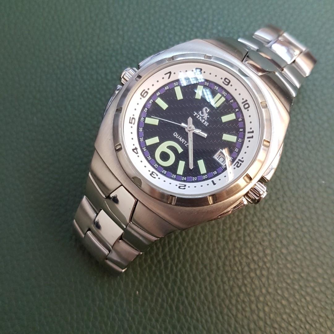 Sk TIME Steel Watch, Women's Fashion, Watches & Accessories, Watches on ...