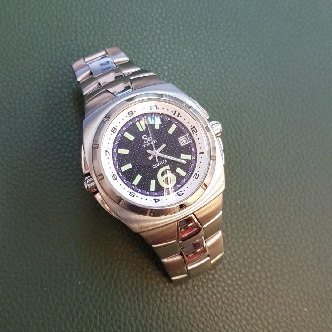 Sk TIME Steel Watch, Women's Fashion, Watches & Accessories, Watches on ...