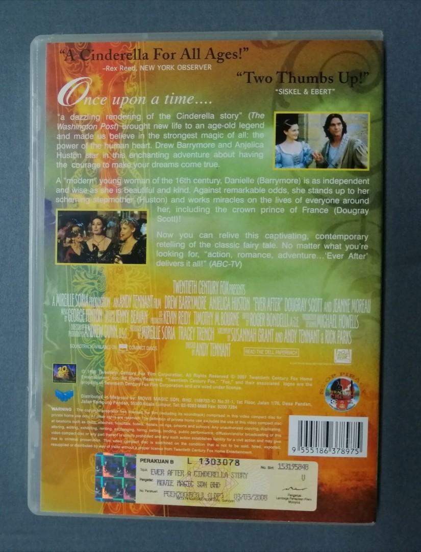 VCD - EVER AFTER 'A CINDERELLA STORY' (2005), Hobbies & Toys, Music ...