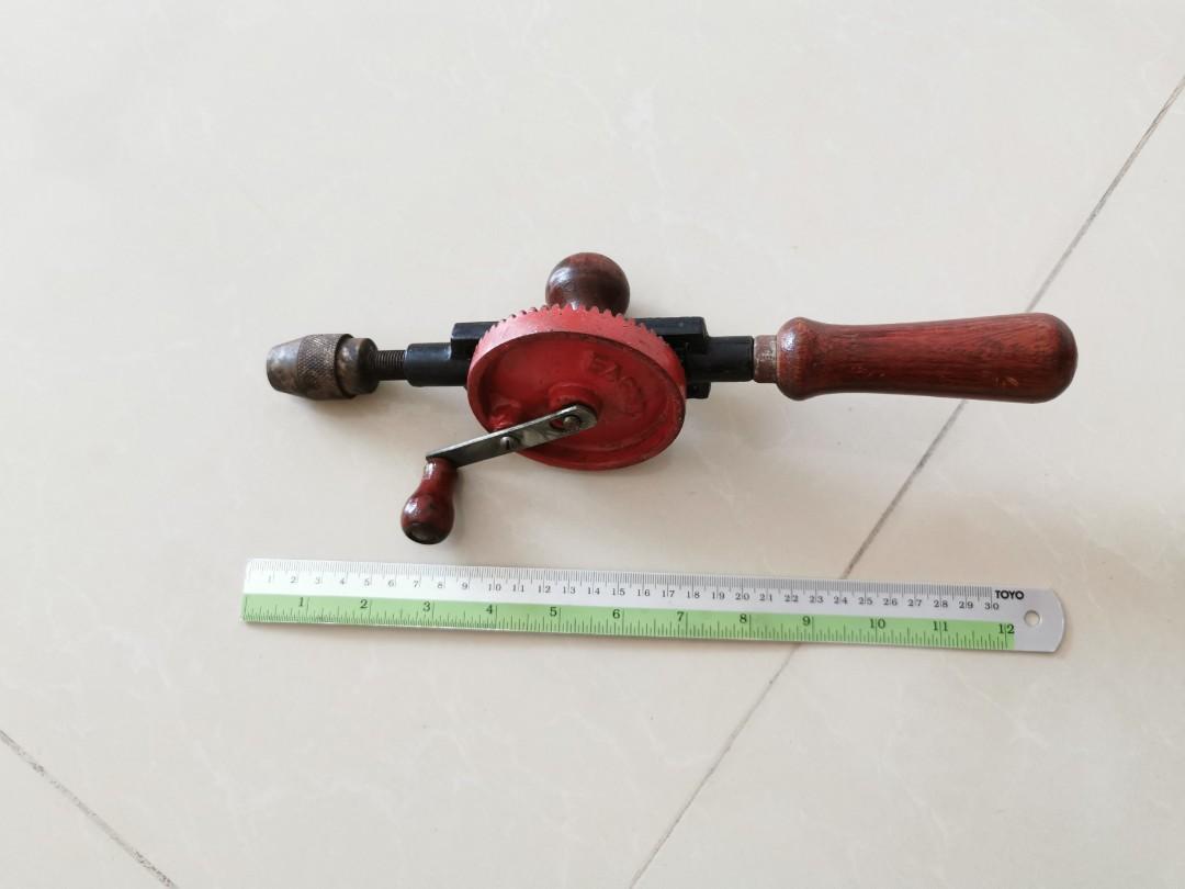 Vintage manual hand drill, Hobbies & Toys, Memorabilia & Collectibles ...