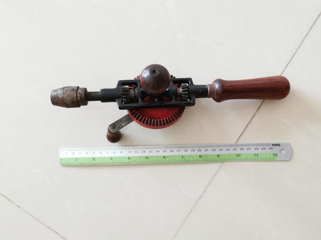 Vintage manual hand drill, Hobbies & Toys, Memorabilia & Collectibles ...