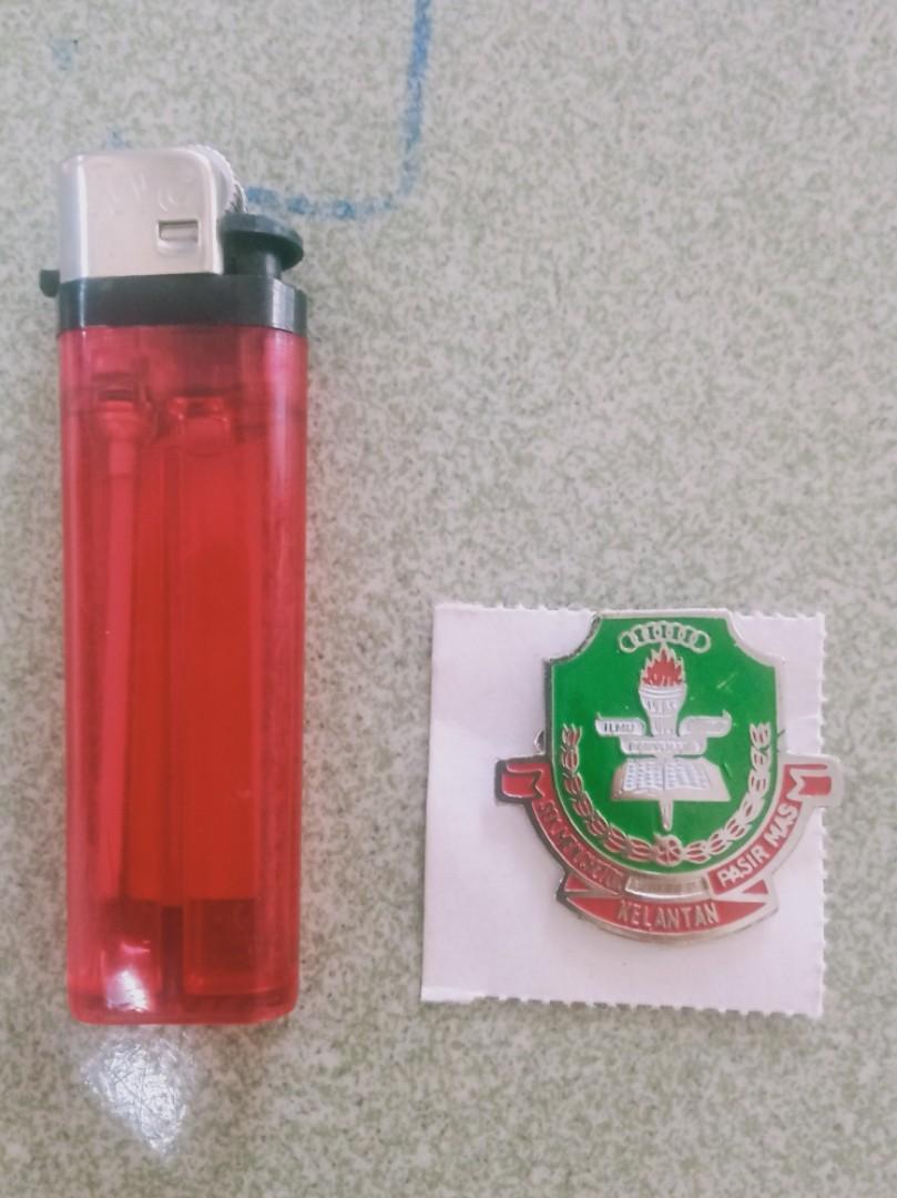 Vintage Metal Badge/Lencana Sekolah Besi Lama - Sekolah Menengah Chetok ...