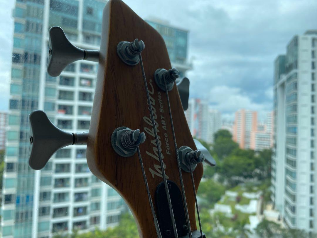 Rare Washburn Bass Force 4 W Active Abt Jj Pickups And Thru Neck Hobbies And Toys Music And Media