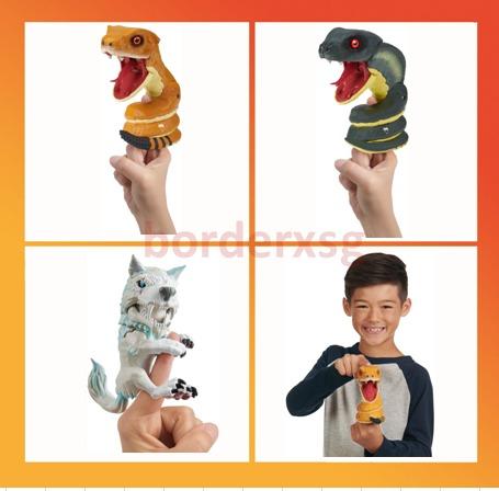 WowWee Untamed Snakes/Untamed Dire Wolf by Fingerlings - Interactive ...
