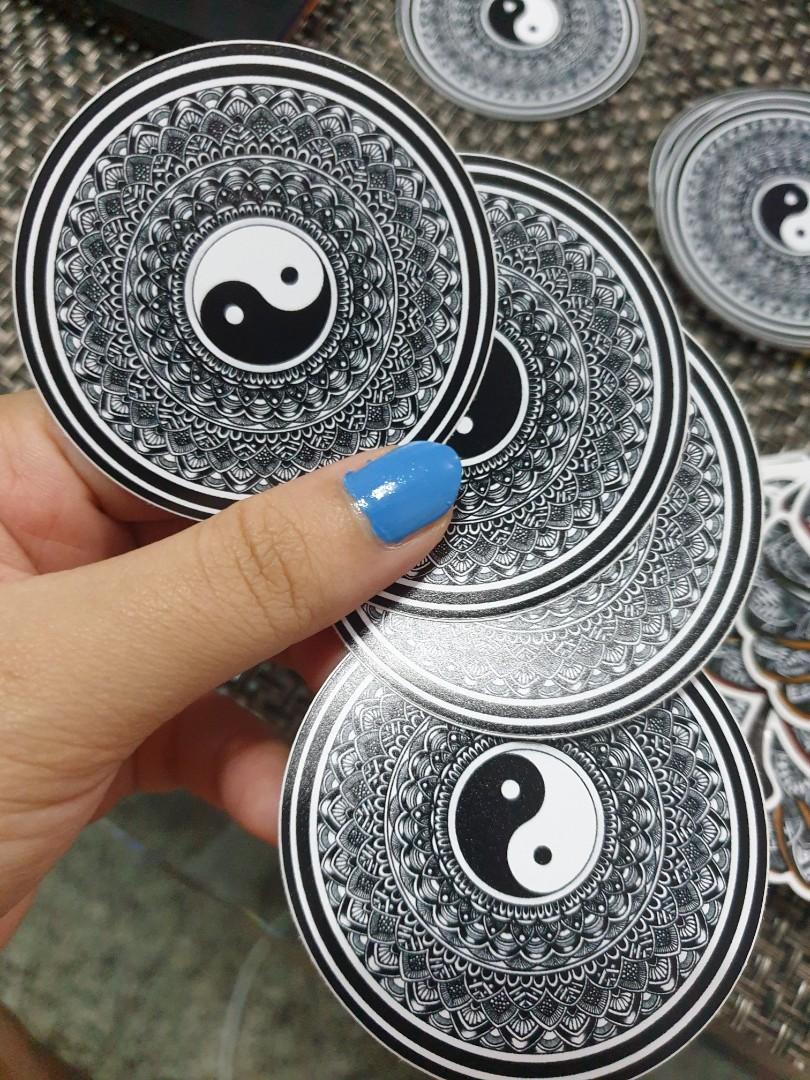 Ying Yang Stickers, Hobbies & Toys, Stationery & Craft, Stationery ...