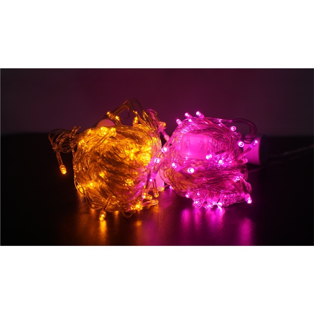 100L LED Clear Wire String Light, Furniture & Home Living, Home Decor ...