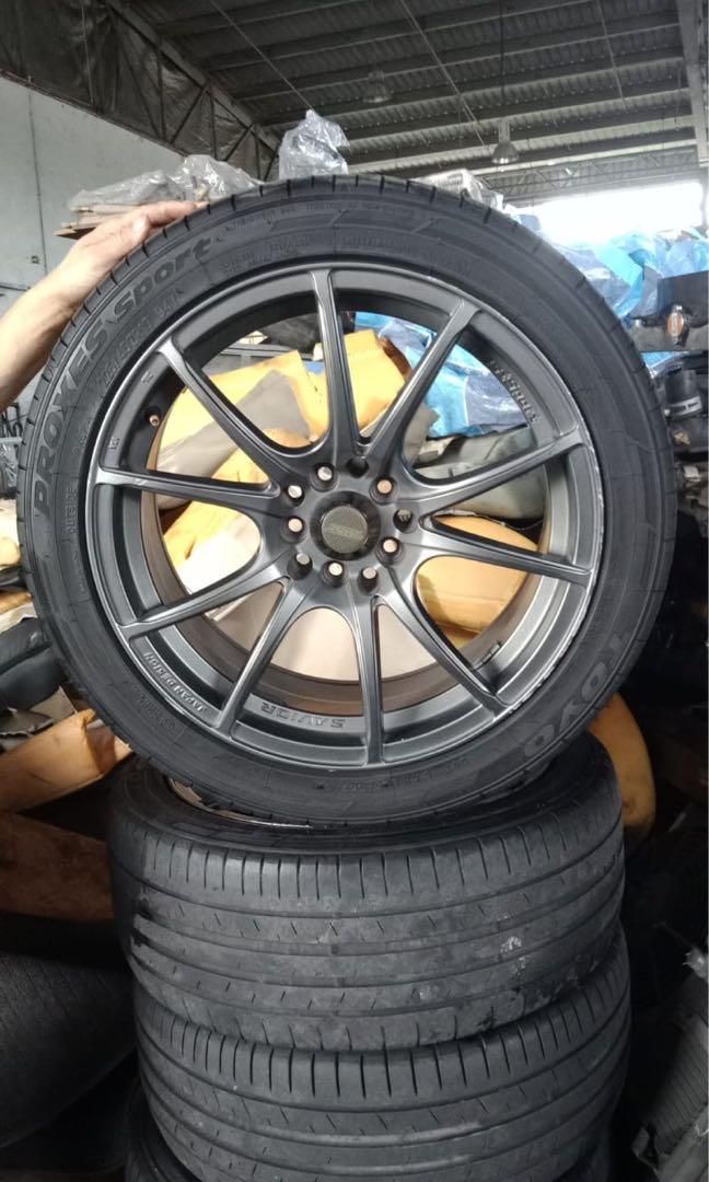 17” WestSport Rims Japan Designed DUAL PCD 5x100 & 5x114.3, Car ...