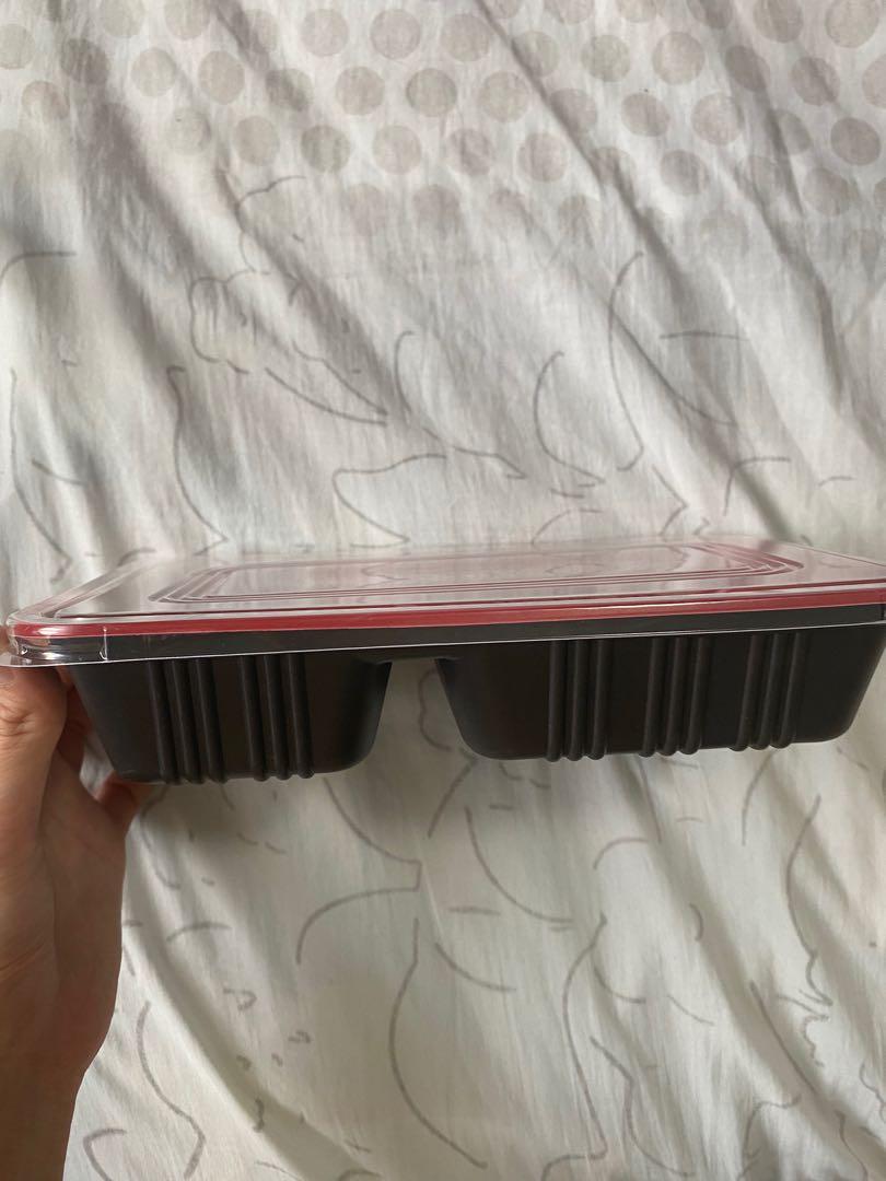 2 Division Compartment Bento Box, Food & Drinks, Spice & Seasoning on ...