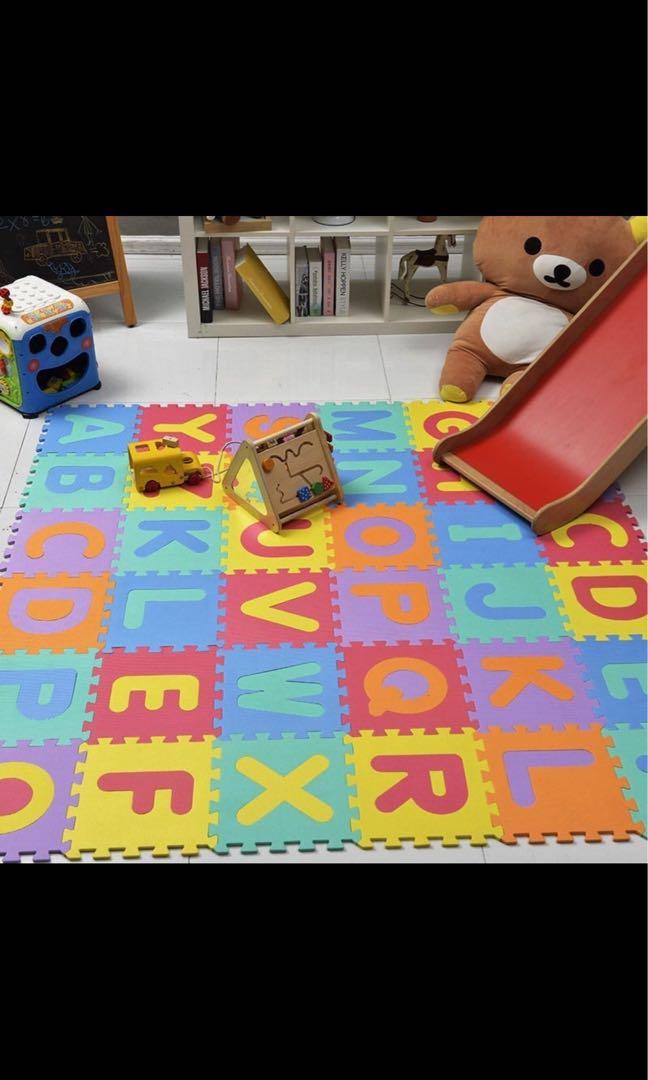 36pcs Alphabet playmat, Babies & Kids, Infant Playtime on Carousell