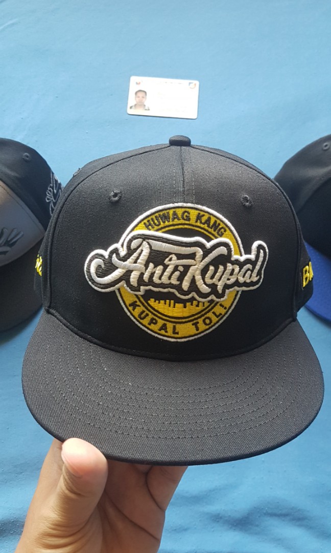 Anti kupal snapback local brand, Men's Fashion, Watches & Accessories ...