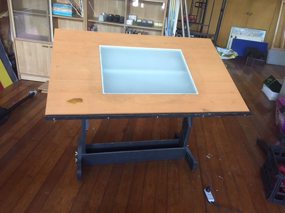 Architecture Table / Design Desk with Light, Furniture & Home Living ...