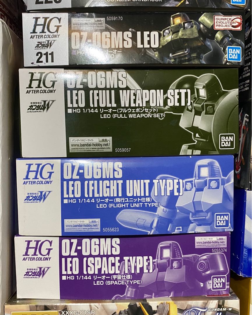 Bandai HG 1/144 MS Leo Set, Hobbies & Toys, Toys & Games on Carousell