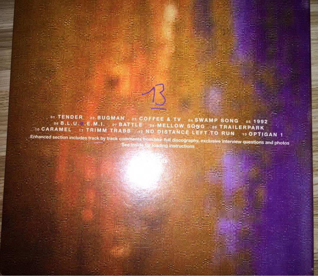 Blur 13 ( 紙版 ) CD, 興趣及遊戲, 音樂樂器 & 配件, 音樂與媒體 - CD 及 DVD - Carousell