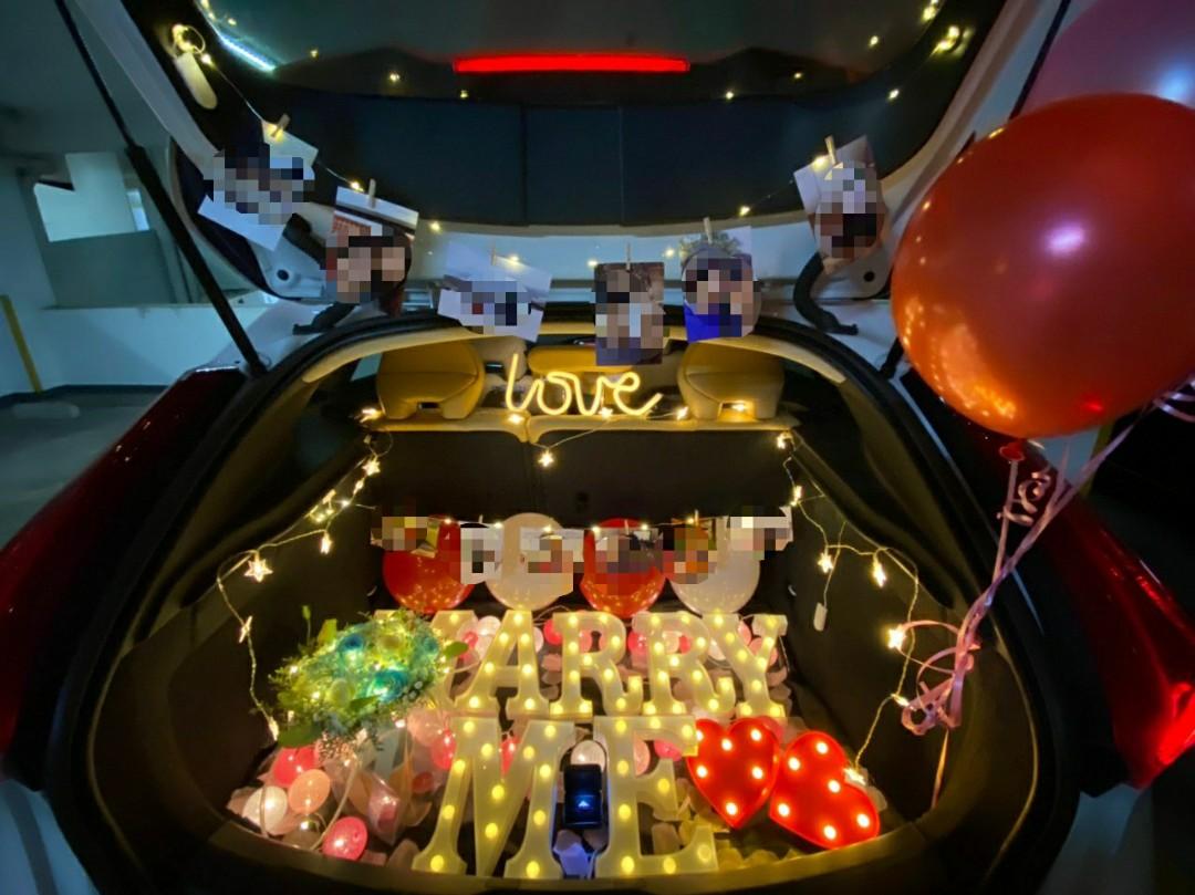 Car Boot Surprise for Birthday, Proposal, Valentine's day, Anniversary ...