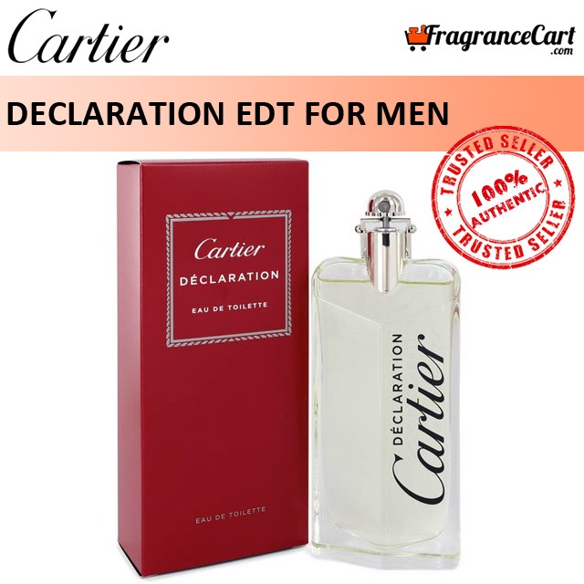 Cartier Declaration EDT for Men (100ml) Eau de Toilette Declare Red ...