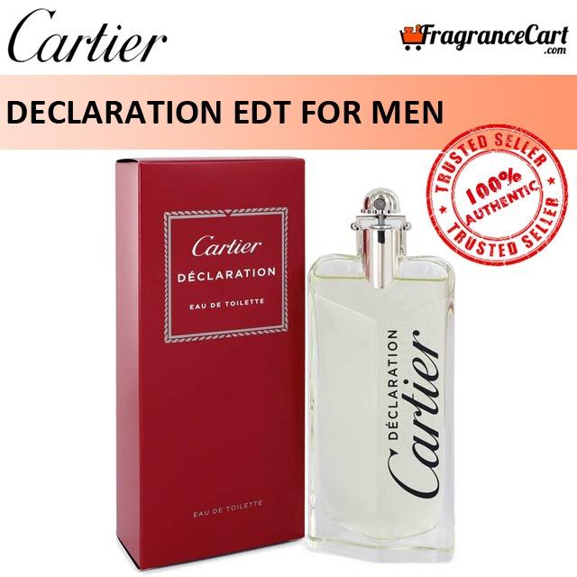 Cartier Declaration EDT for Men (100ml) Eau de Toilette Declare Red ...