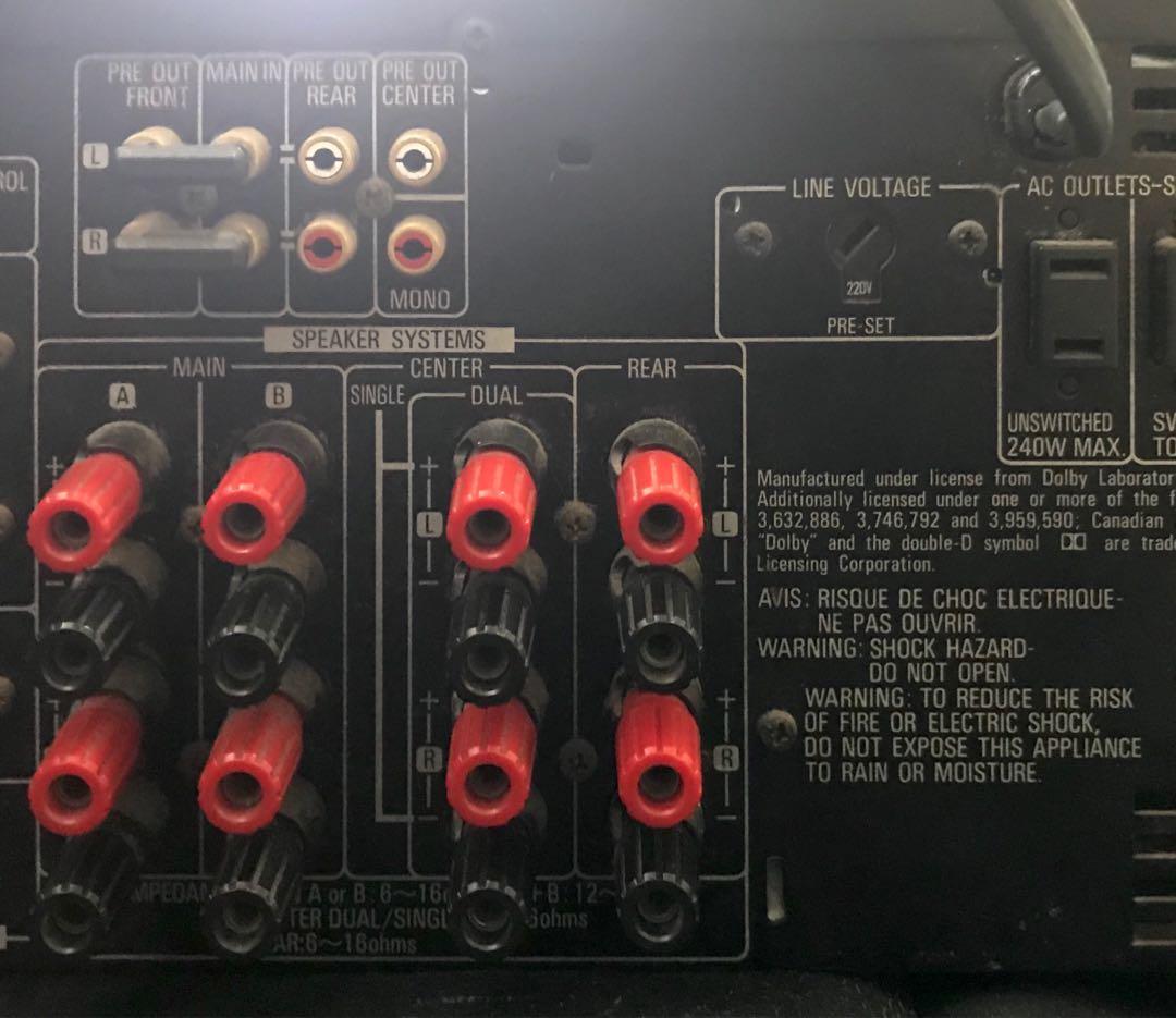 Denon天龍 AVC-3530 環繞擴大機, 音響器材, Soundbar、揚聲器、藍牙喇叭、耳擴 - Carousell