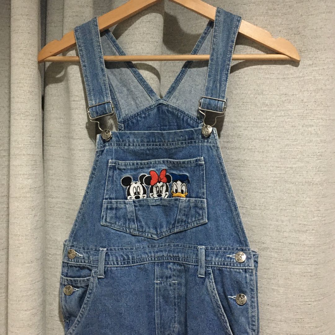 Disney Denim overalls, Women's Fashion, Dresses & Sets, Jumpsuits on ...