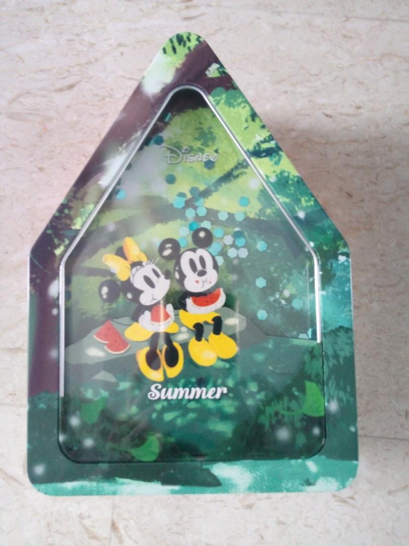 DISNEY kit kat empty metal container, Everything Else on Carousell