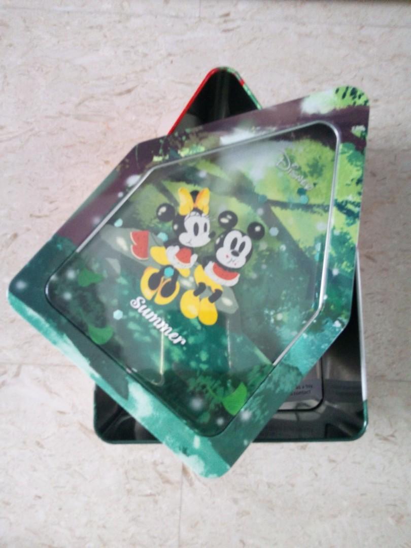DISNEY kit kat empty metal container, Everything Else on Carousell