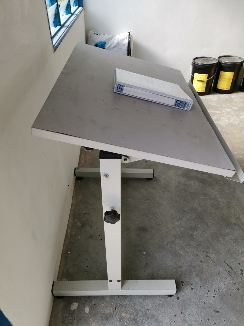 Drawing table meja drawing, Furniture & Home Living, Furniture, Tables ...