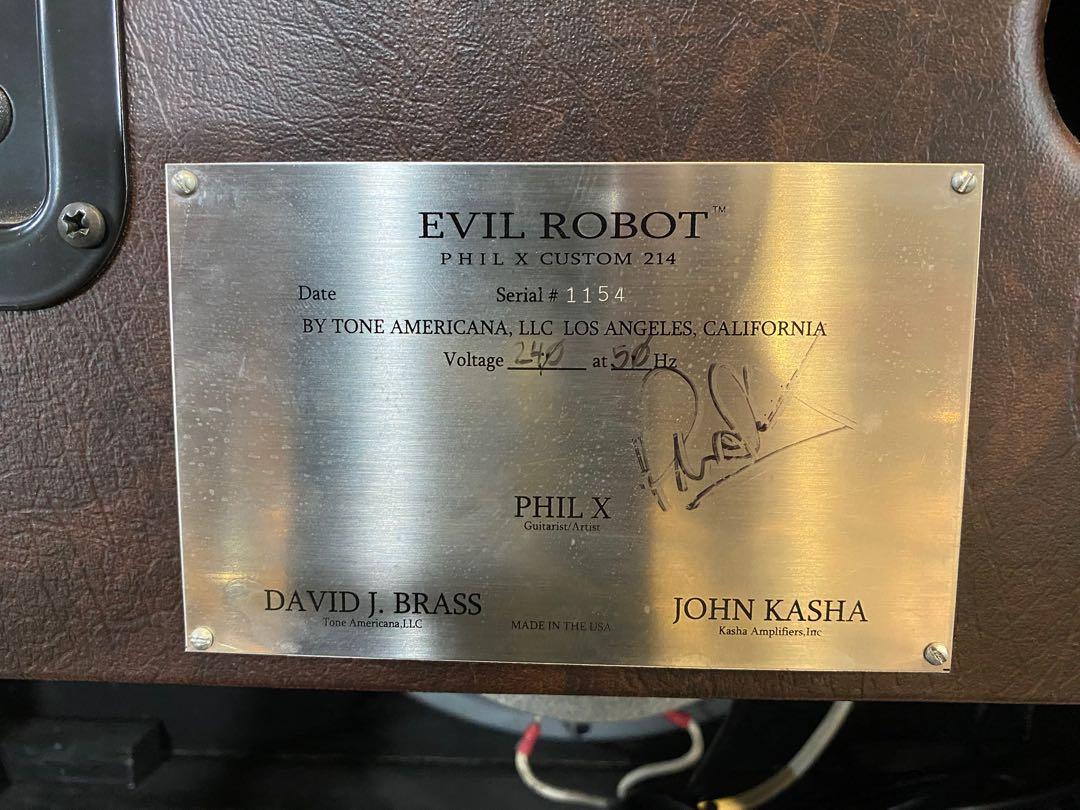 Evil Robot Phil X Custom 18W Class A Tube Amp Rare, Hobbies & Toys ...