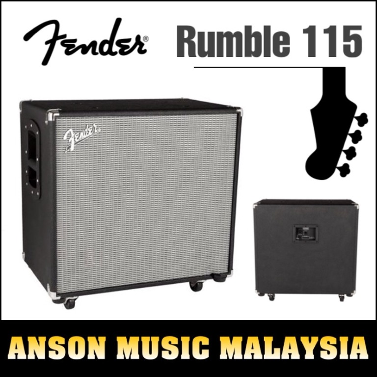 Fender Rumble 115 1x15 Bass Guitar Cabinet V3, Hobbies & Toys, Music ...