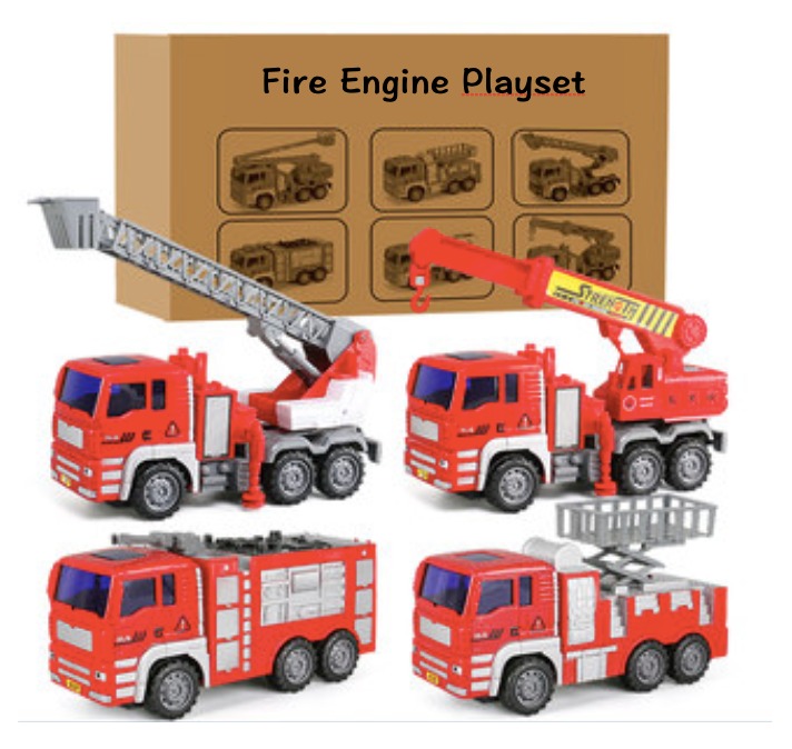 Fire Engine Playset, Hobbies & Toys, Toys & Games on Carousell