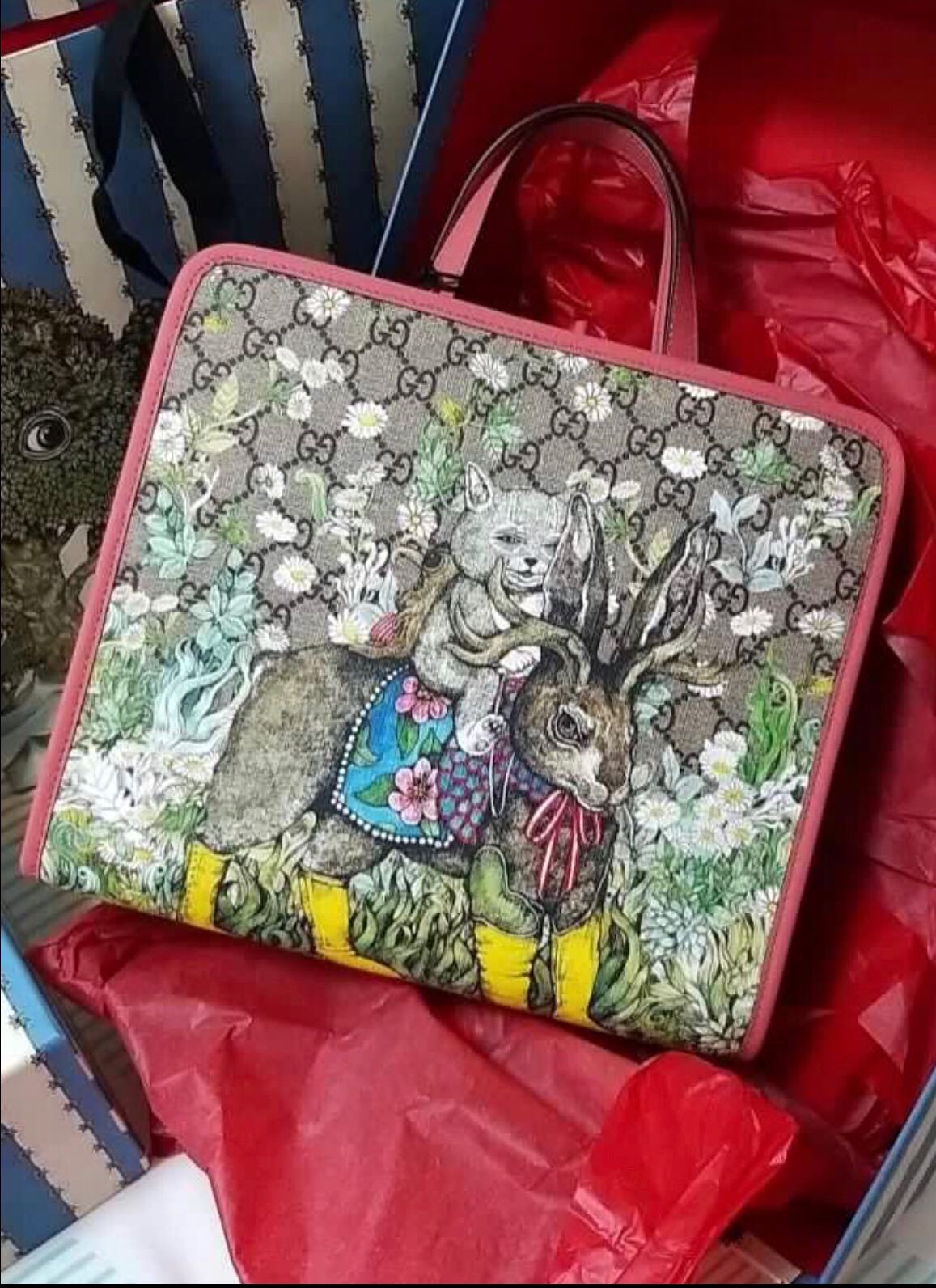 Gucci x Higuchi yuko, 名牌, 手袋及銀包 - Carousell