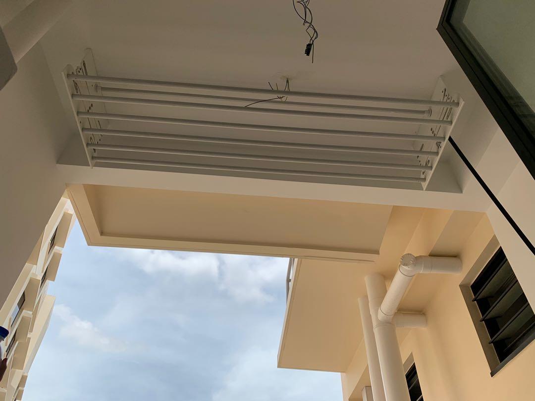 Hdb bto laundry rack, Furniture & Home Living, Bathroom & Kitchen ...