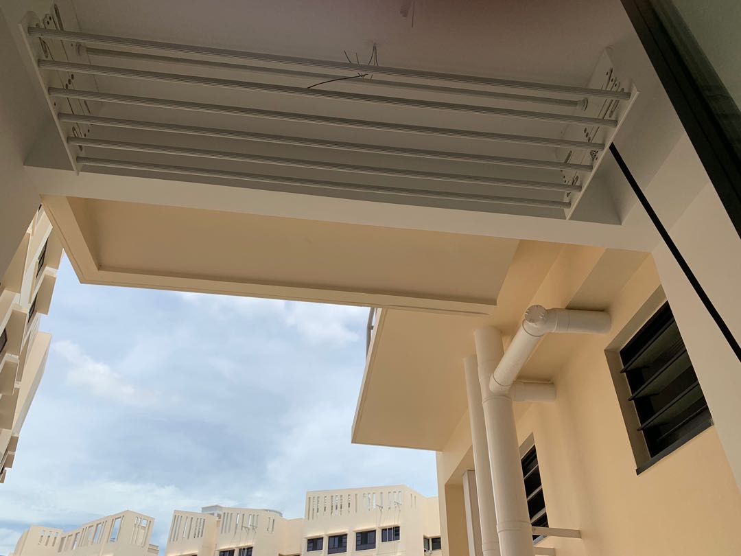 Hdb bto laundry rack, Furniture & Home Living, Bathroom & Kitchen ...