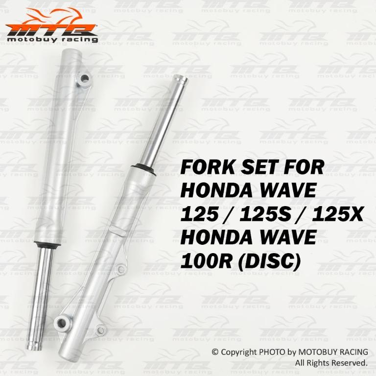 HONDA WAVE125 / 125S / 125X / 100R (DISC) FRONT FORK SET, Auto ...