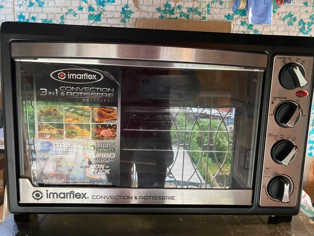 IMARFLEX TURBO BROILER CONVECTION 48Liters, Furniture & Home Living ...