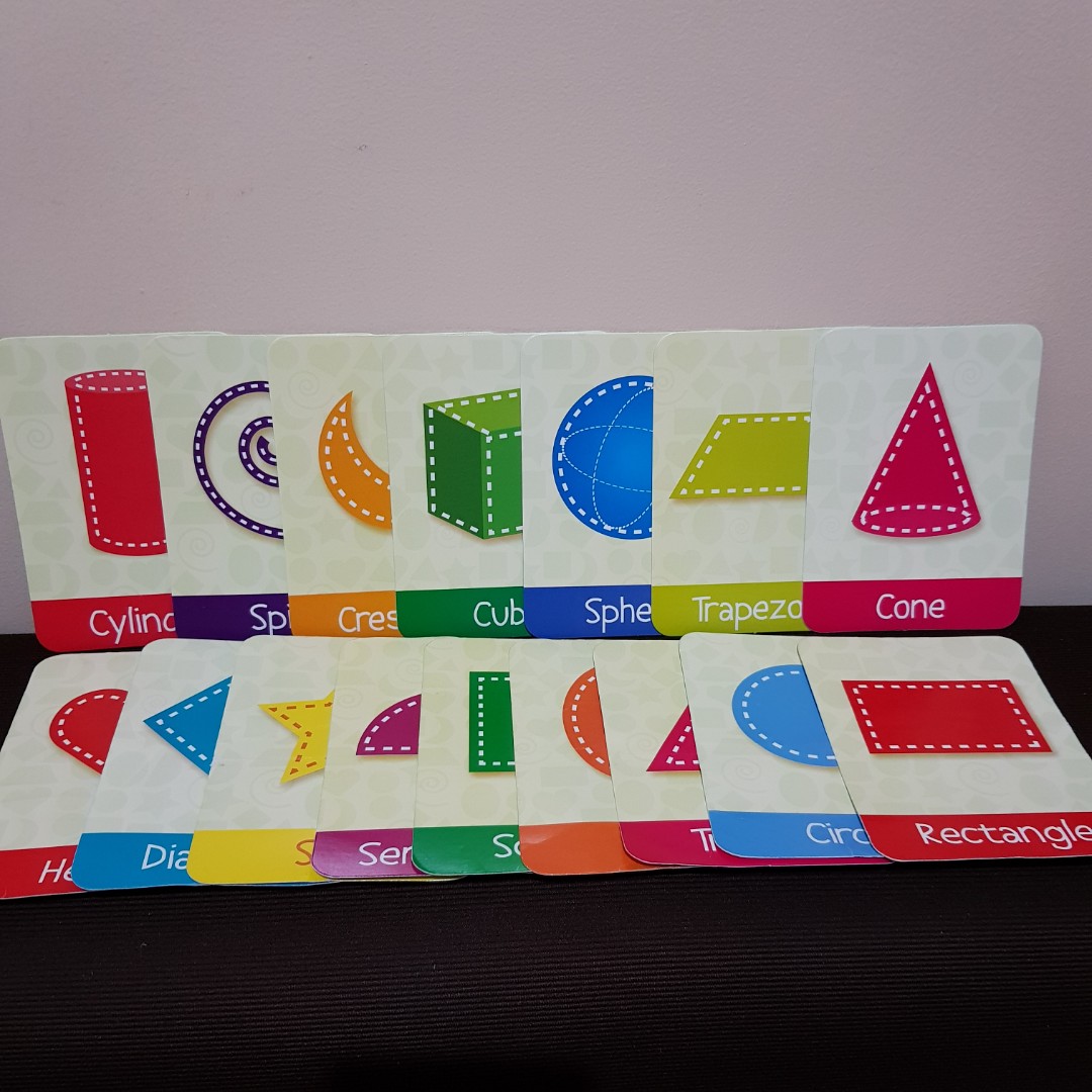 JoyToy Shapes Flash Cards (16pcs), Babies & Kids, Infant Playtime on ...