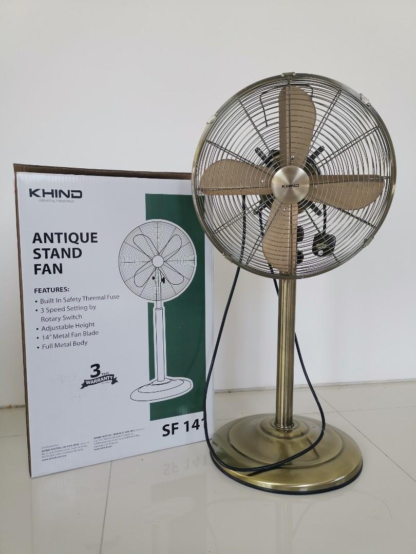 Khind Antique Stand Fan, TV & Home Appliances, Kitchen Appliances, Hand ...