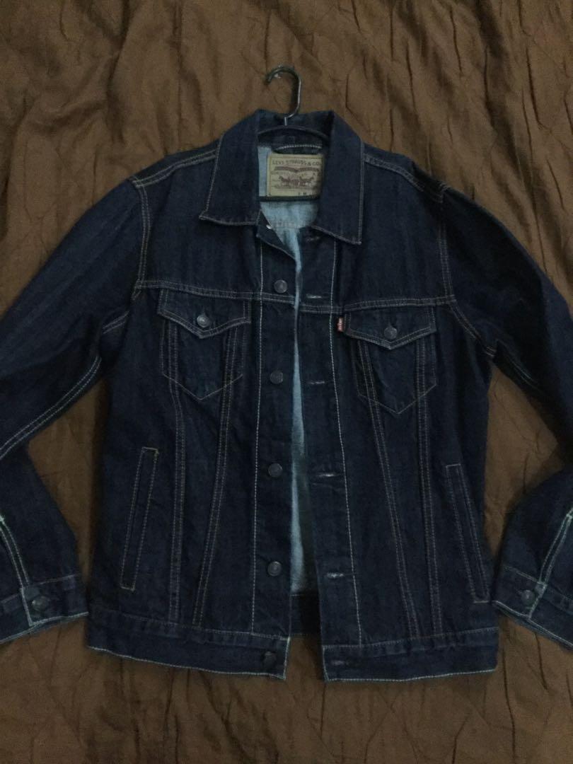 Levis Maong Jacket, Men's Fashion, Tops & Sets, Hoodies on Carousell