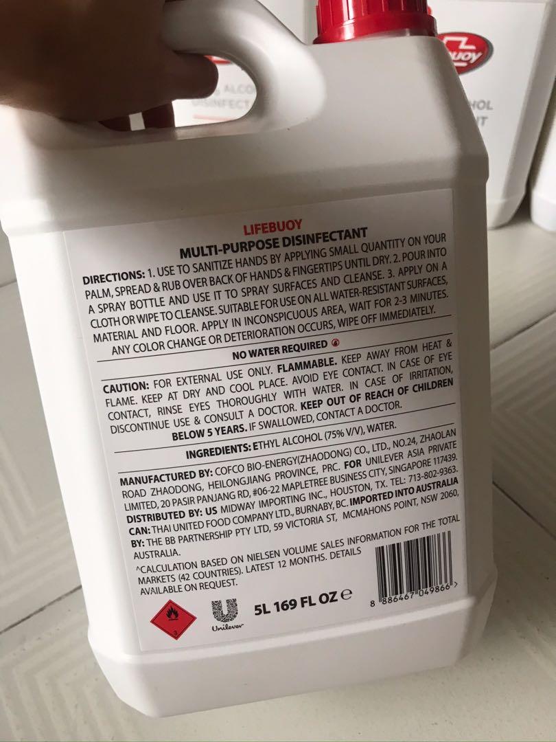Lifebuoy disinfectant liquid (hand and surface), Beauty & Personal Care ...