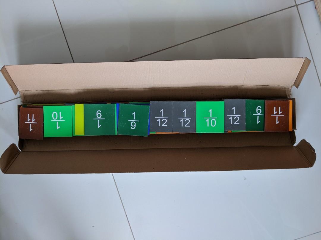 Magnetic cuisenaire rods to teach fractions, Hobbies & Toys, Toys ...