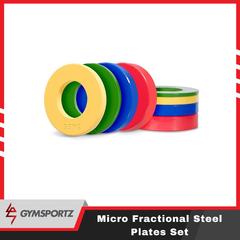 Micro Fractional Steel Plates Set, Sports Equipment, Exercise & Fitness ...