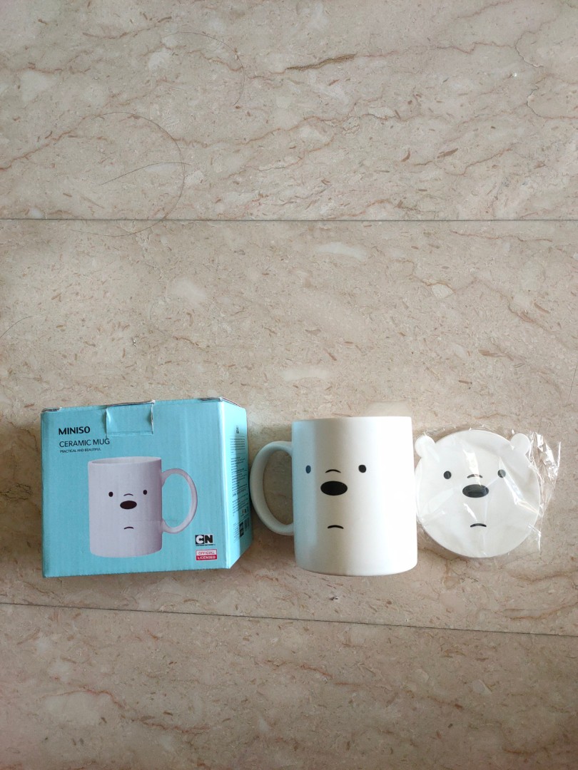 Miniso ceramic mug, Everything Else on Carousell