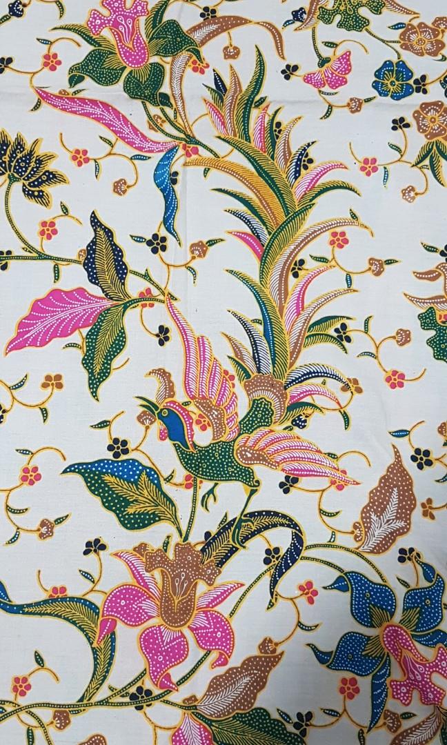Vintage Peranakan Batik Sarong With Phoenix Motif, Hobbies & Toys ...