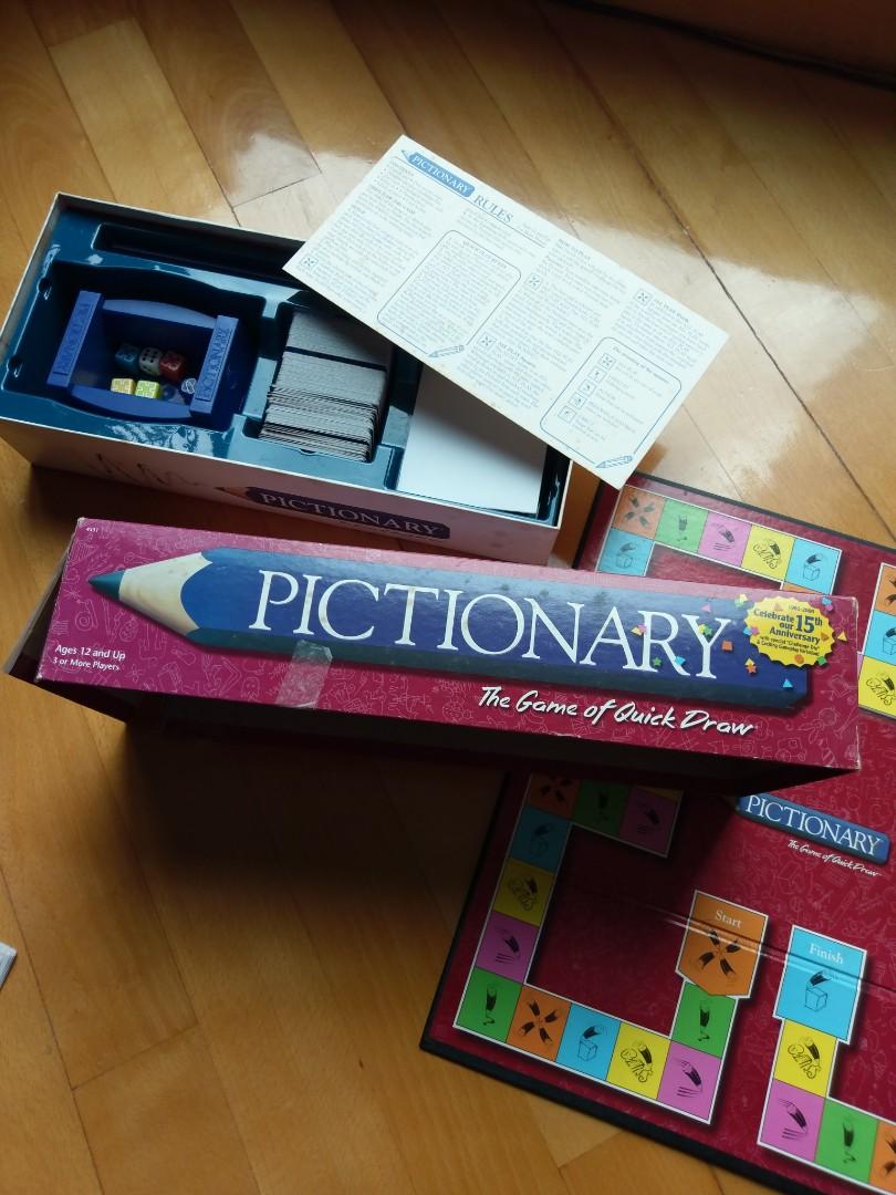 Pictionary 猜猜畫畫 Lego Mattel, 興趣及遊戲, 玩具 & 遊戲類 - Carousell