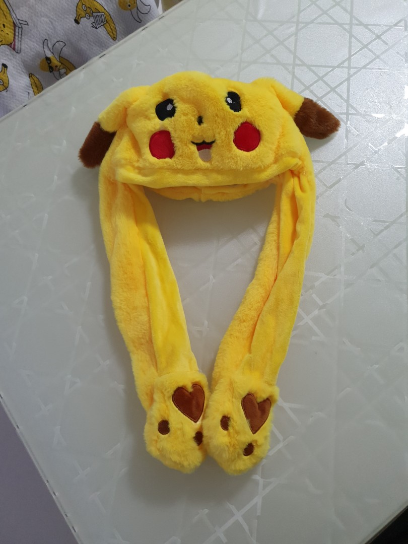 Pikachu Jumping Ear Hat, Hobbies & Toys, Toys & Games on Carousell
