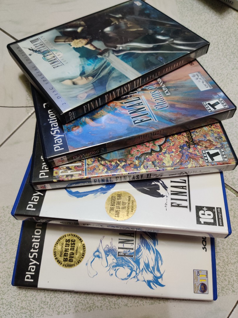 PS2 Playstation 2 CD Final Fantasy, Video Gaming, Video Games ...