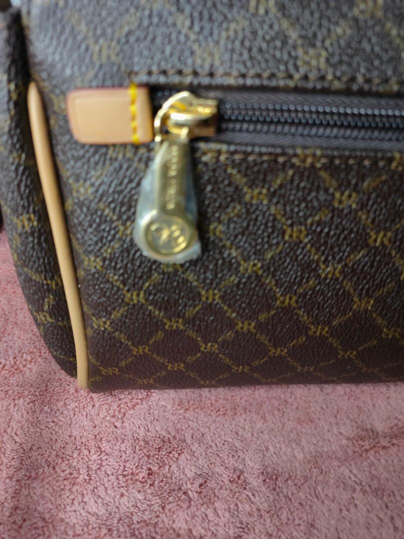 Rioni Signature Brown Elle Evening Bag, Luxury, Bags & Wallets on Carousell