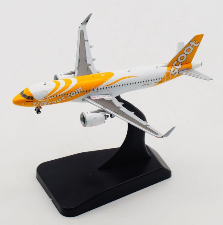 Singapore Scoot Airline Airbus A320NEO Model (1:400), Hobbies & Toys ...