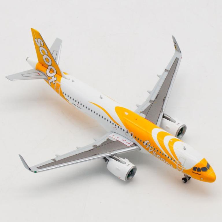 Singapore Scoot Airline Airbus A320NEO Model (1:400), Hobbies & Toys ...