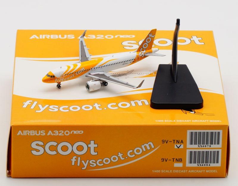 Singapore Scoot Airline Airbus A320NEO Model (1:400), Hobbies & Toys ...
