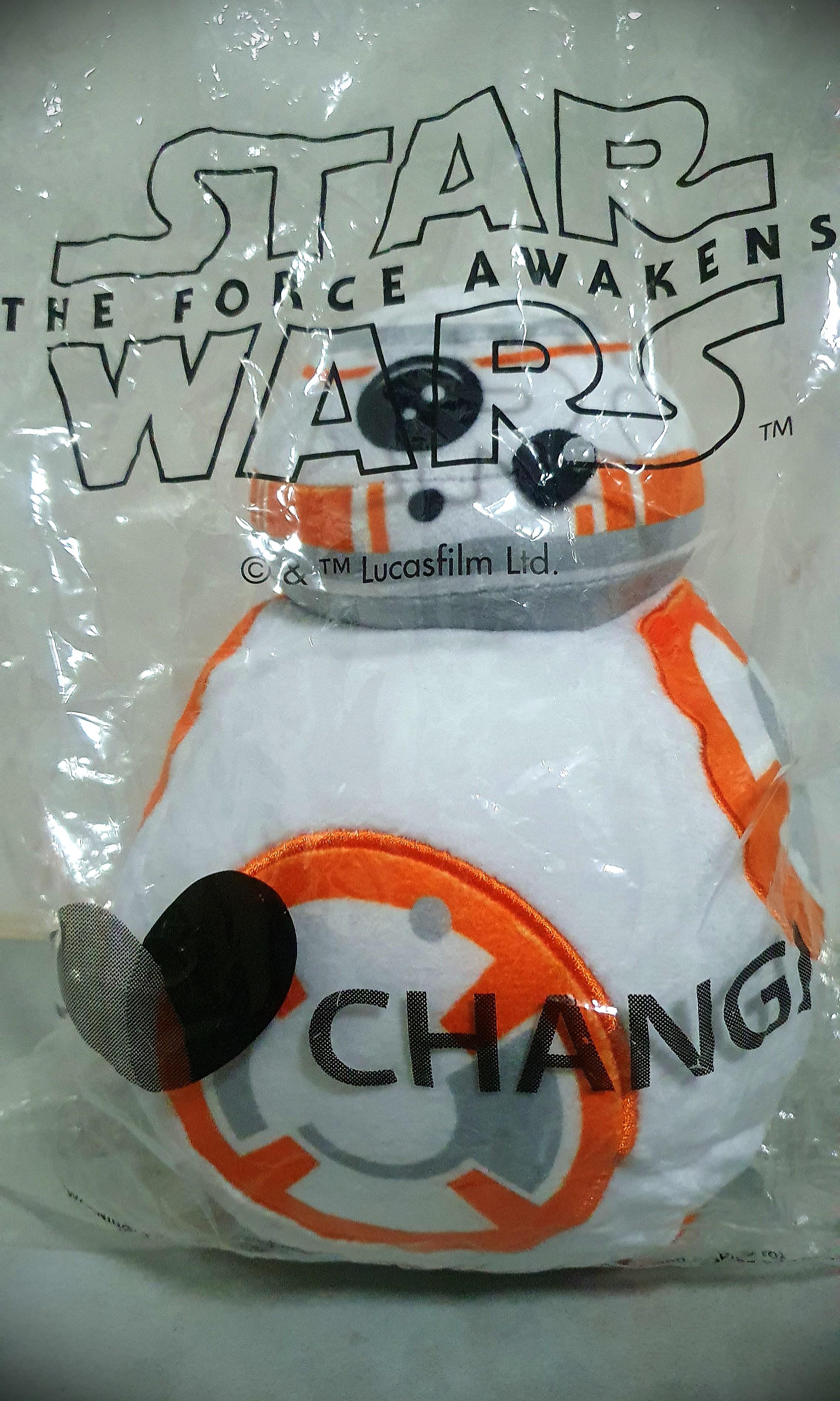 Star Wars BB8 plush toy - Changi Airport exclusive, Hobbies & Toys ...